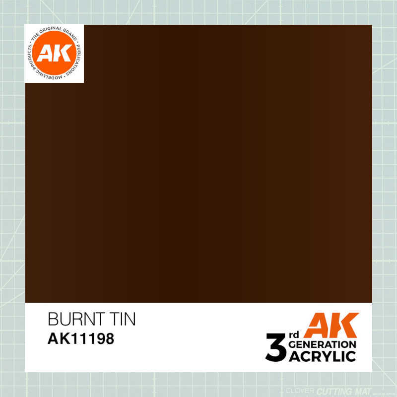 Acrylic Paint Burnt Tin – Metallic – הוביטק